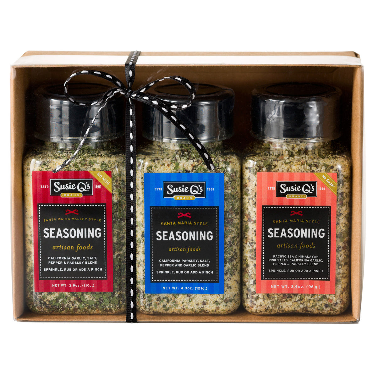 Susie Q's Seasoning Sample Pack – Susie Q's Brand